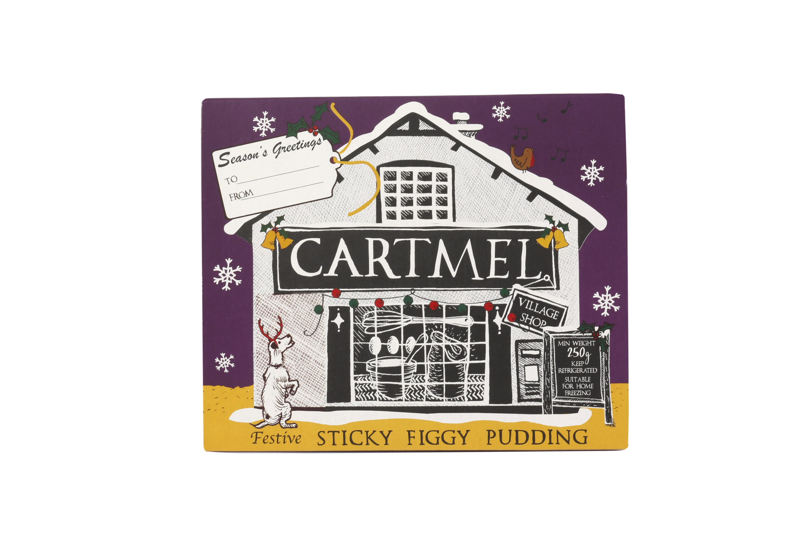 Festive Sticky Figgy Pudding for 2 - Cartmel Village Shop